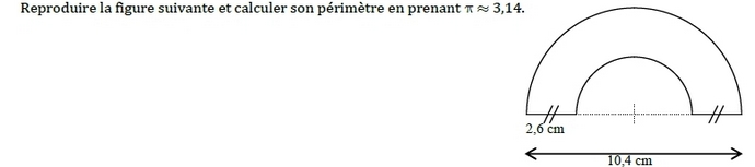 Aires et périmètres : exercices de maths en 6ème corrigés.
